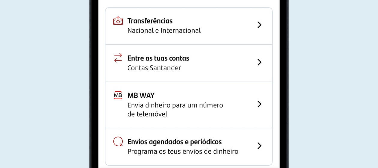 App Santander para particulares
