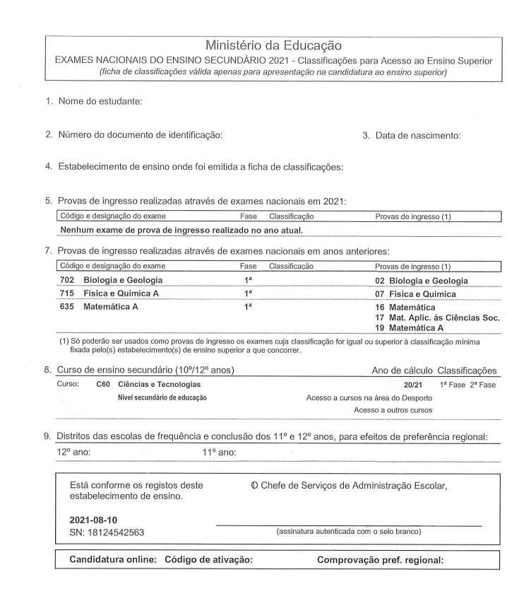 Saiba o que é a Ficha ENES e quando a pedir