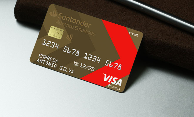 Cartões para empresas - Santander